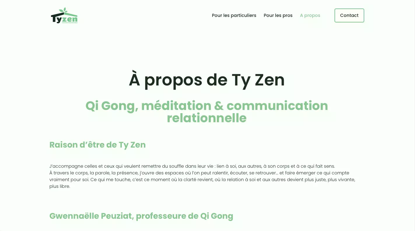 A propos de Ty Zen - Tyzen